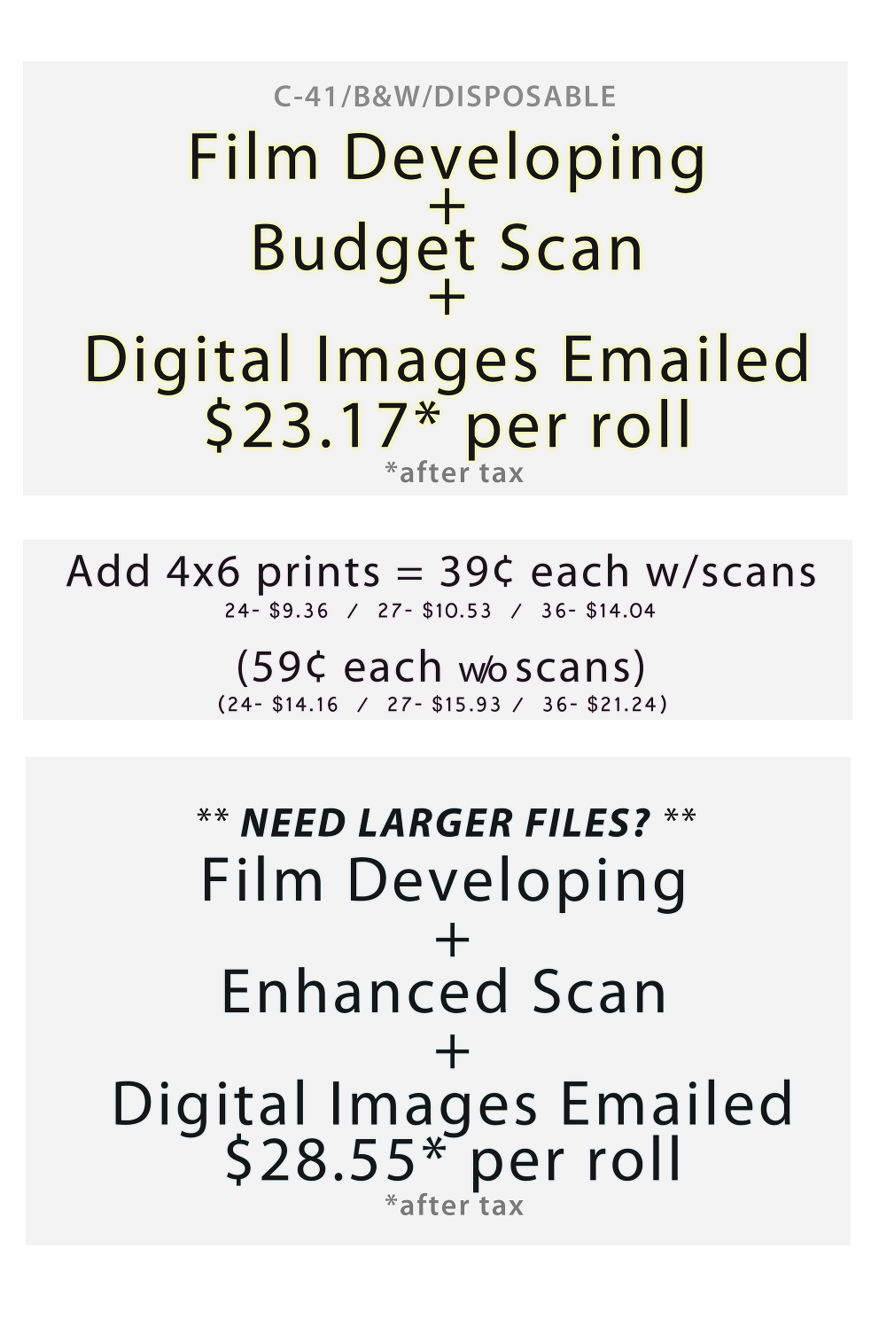 Film Developing by Mail - Photo & Film Processing Lab Carlsbad